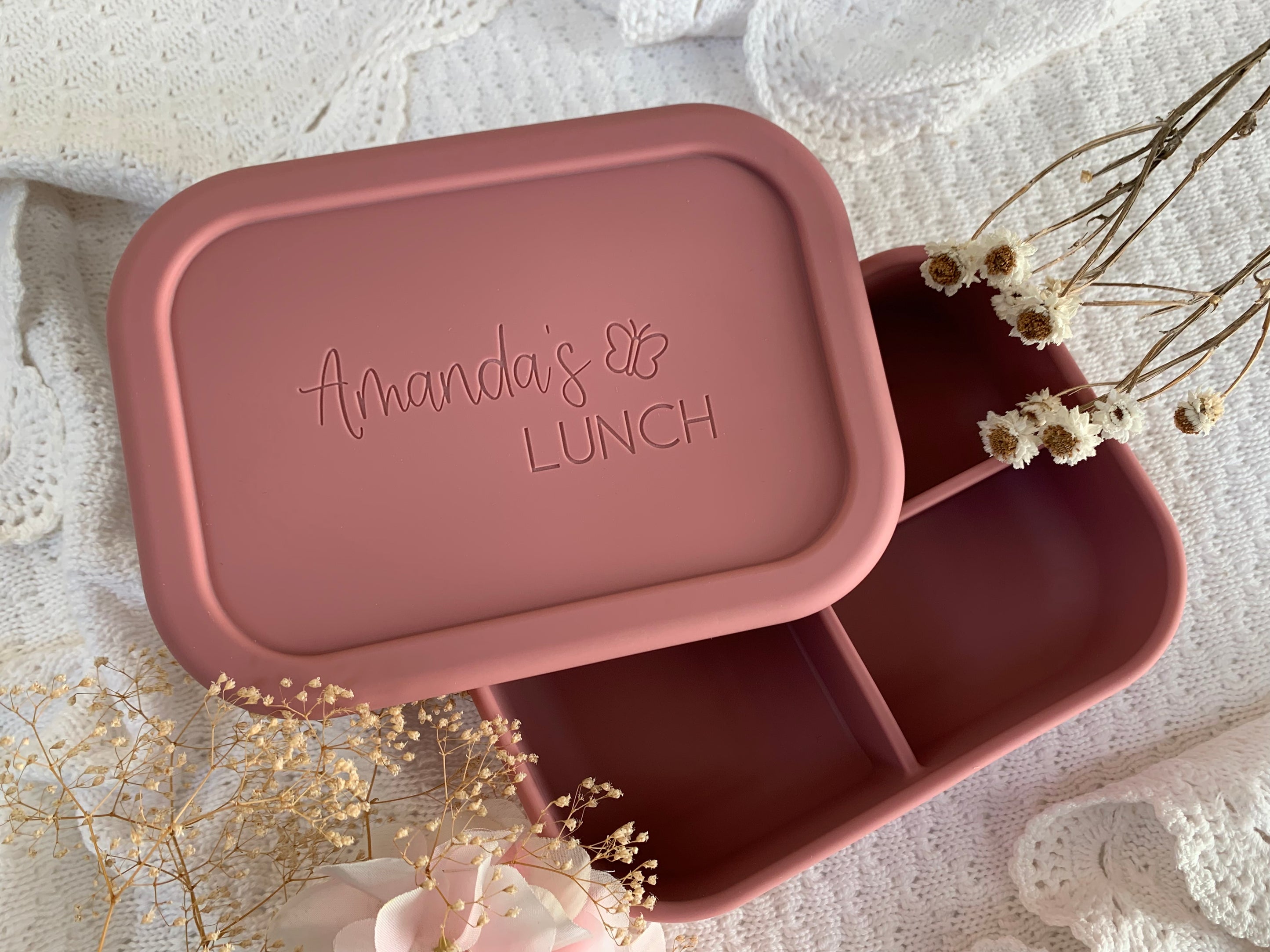 Personalized Silicone Bento Box – MaSe deSigns