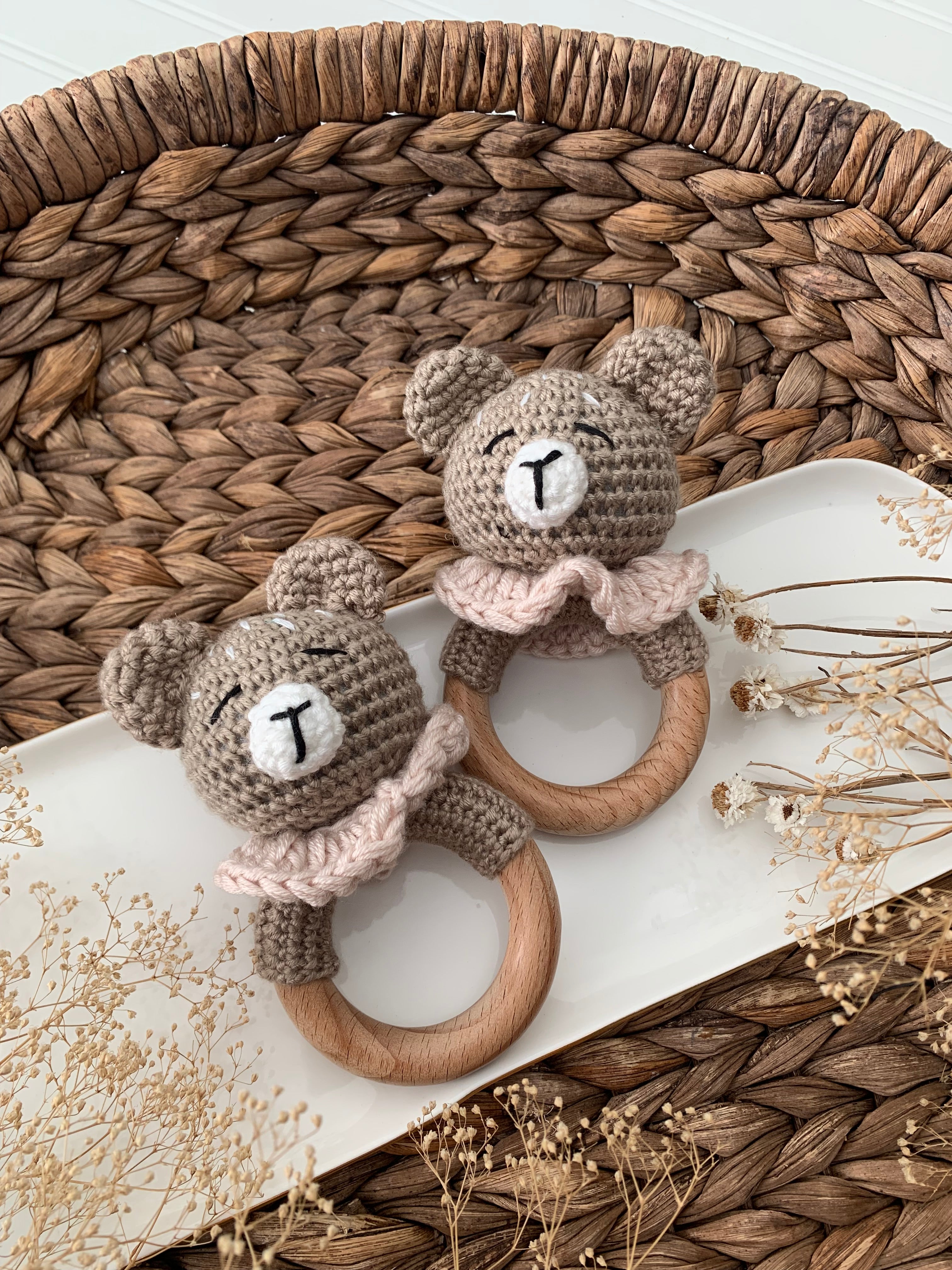 Crochet Bear Rattles – MaSe deSigns