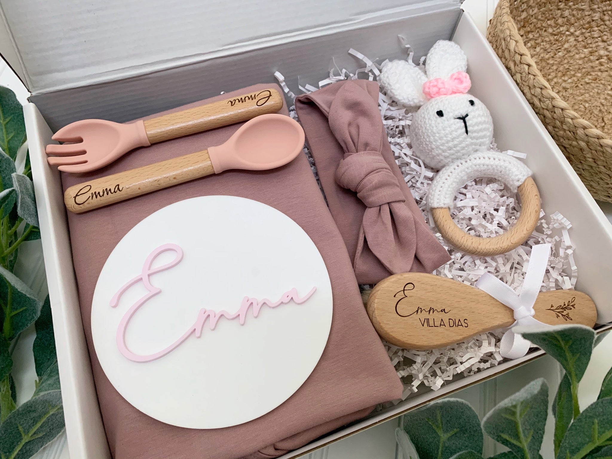 Newborn Baby Girl Gift Box - Baby Shower Gift Box – MaSe deSigns