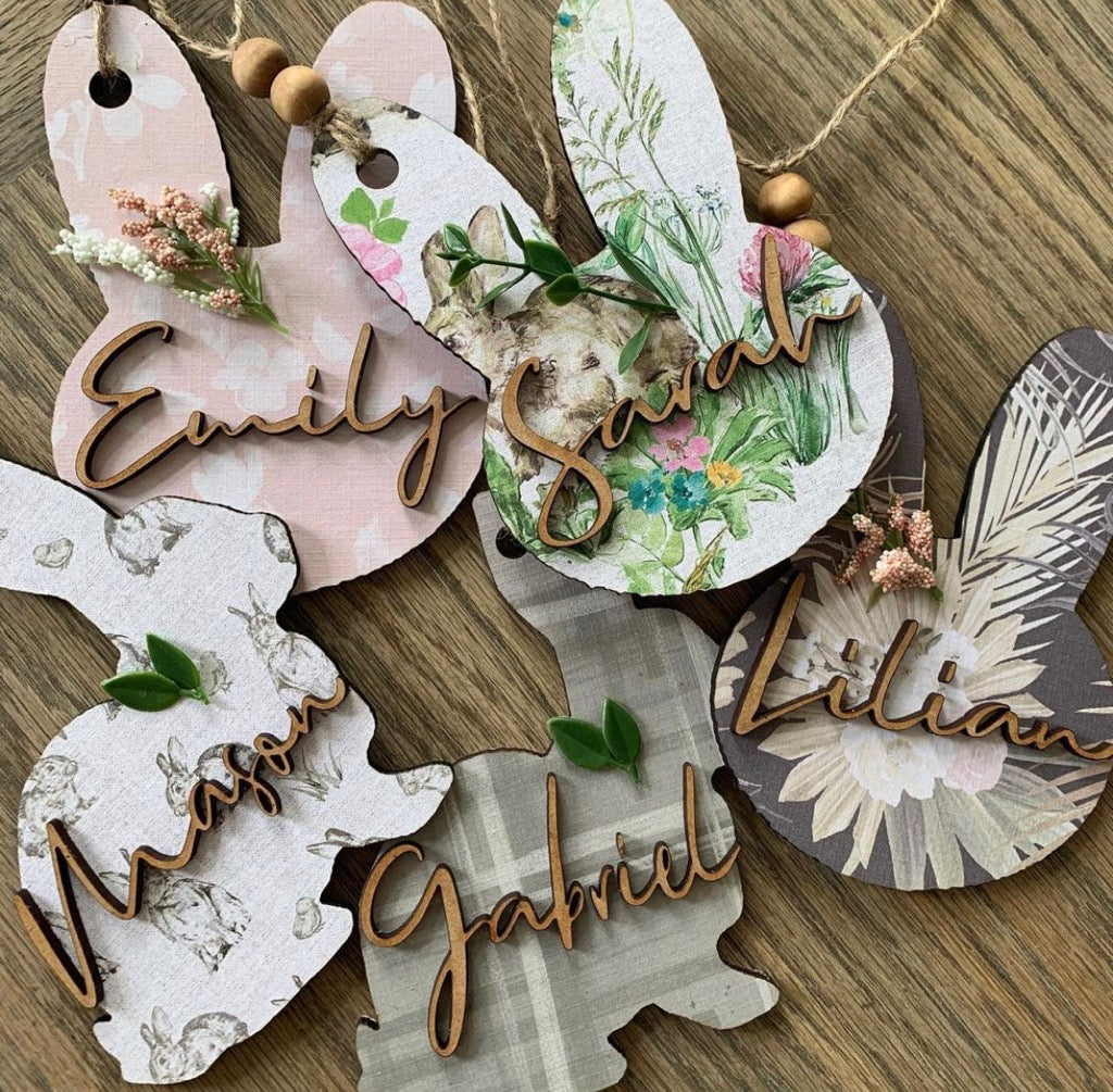 Easter Bunny Name Tags – MaSe deSigns